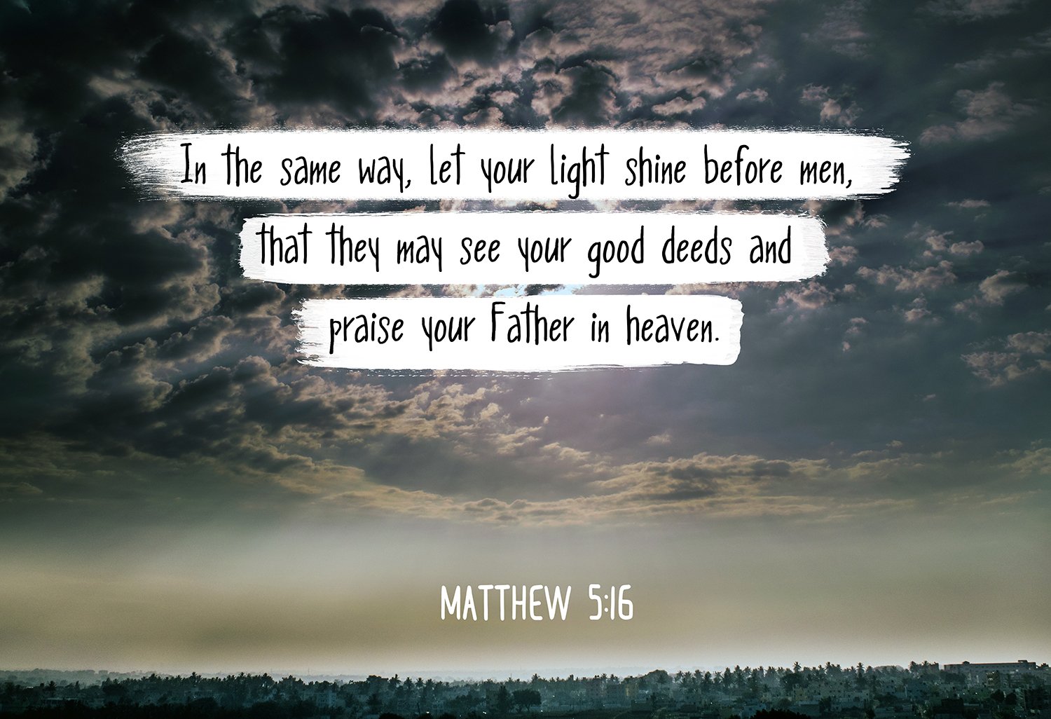 Shine Your Light Bible Verses