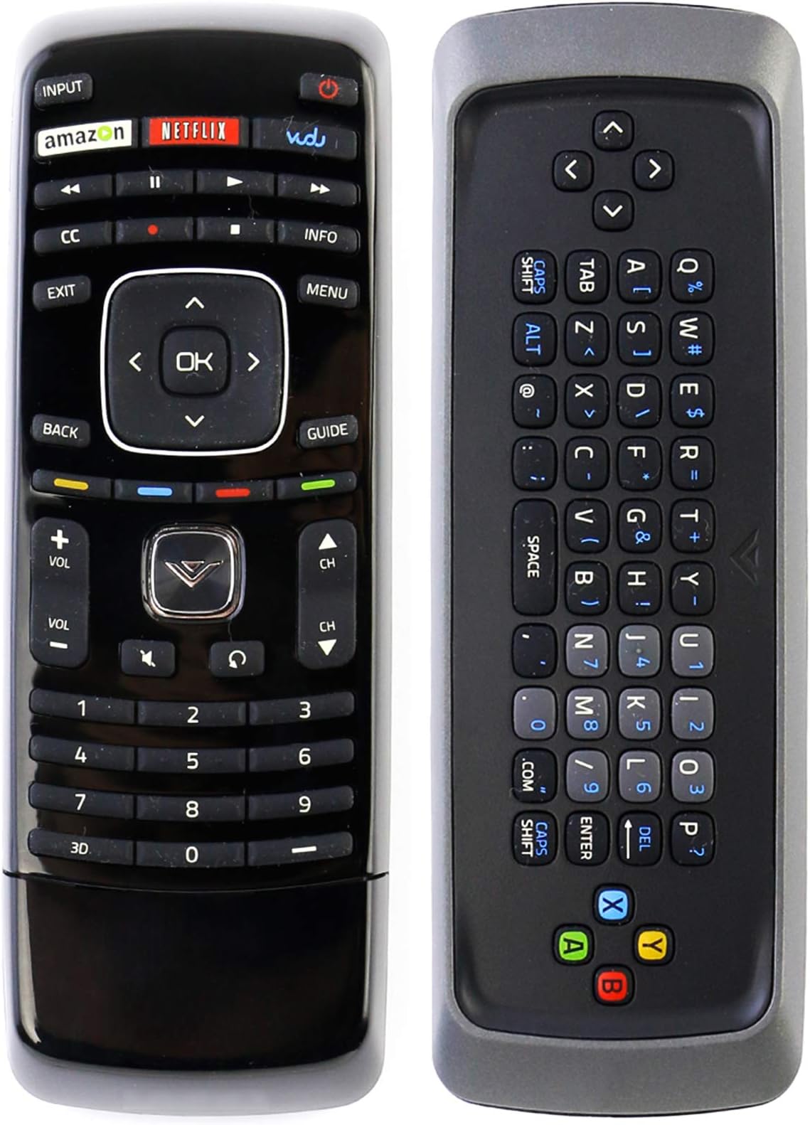 Amazon.com: VIZIO New Xrv1tv 3D Tv Remote Control with Keyboard fit for ...