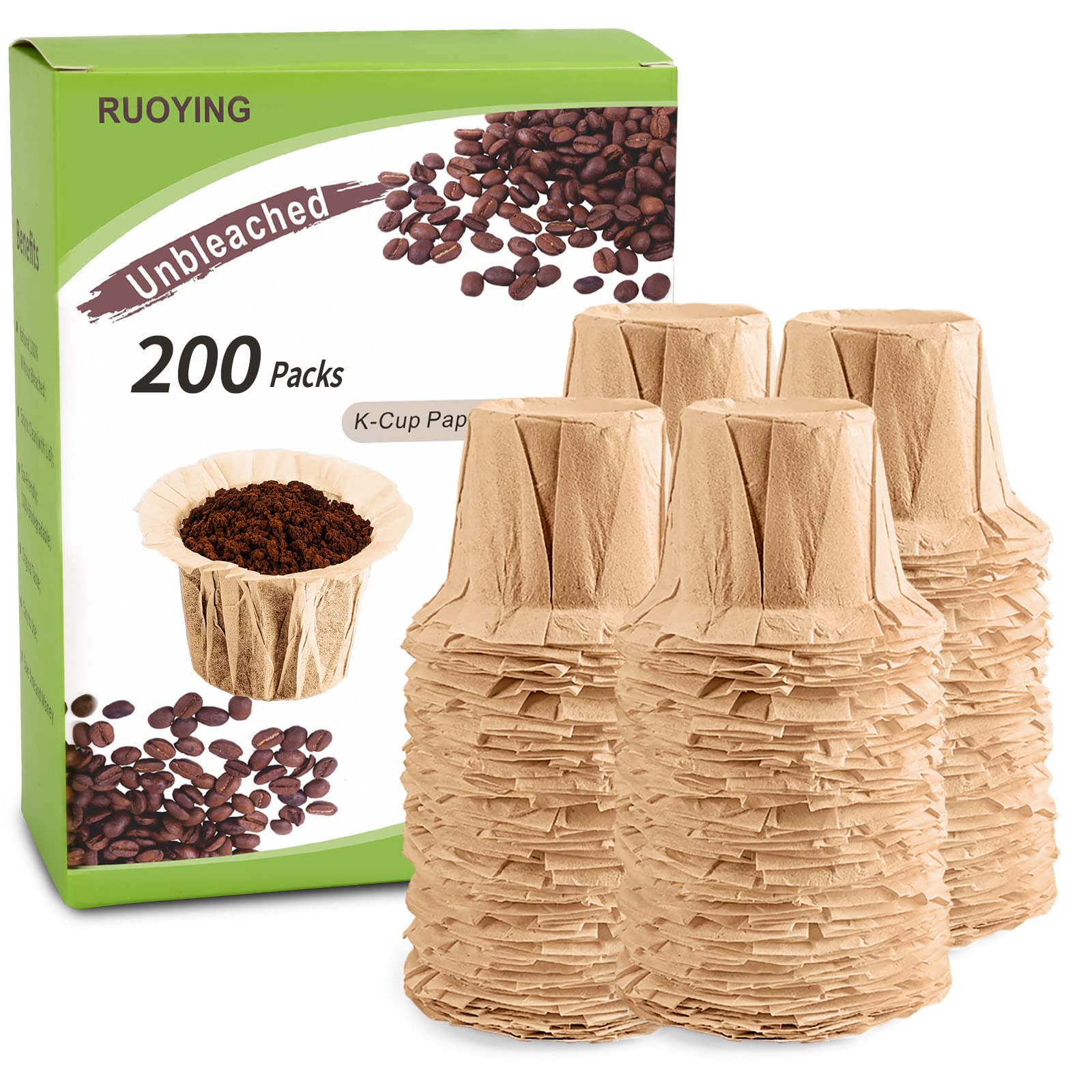 Amazon.com: K cup Coffee Paper Filters Disposable for Reusable K Cup ...