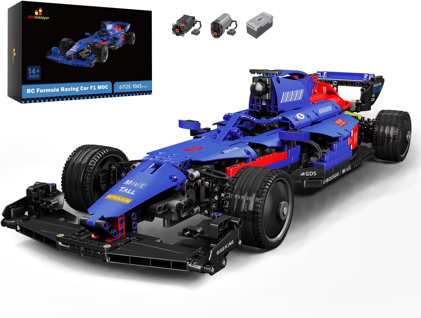 Amazon.com: JMBricklayer F1 Race Car Building Sets for Adults, RC Cars ...