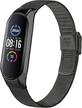 Amazon.co.jp: Amzpas Compatible Xiaomi Mi Band 6 Bands/Mi Band 5 Bands ...