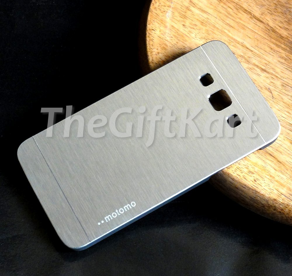 TheGiftKart Premium Brushed Metal Hard Back Case Cover for Samsung ...