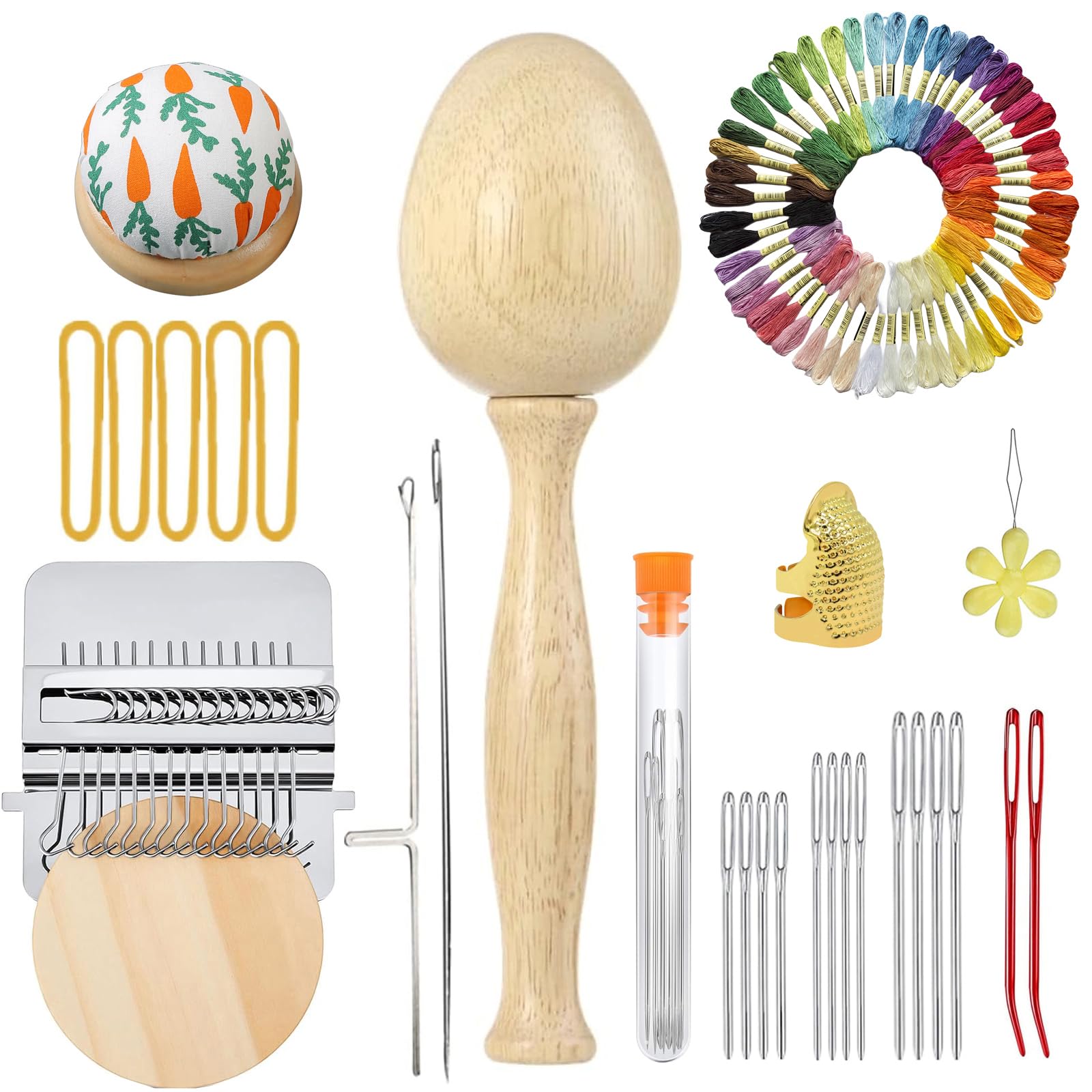 Amazon.com: Darning Egg - Mini Darning Loom, Darning Egg Weaving Tool ...