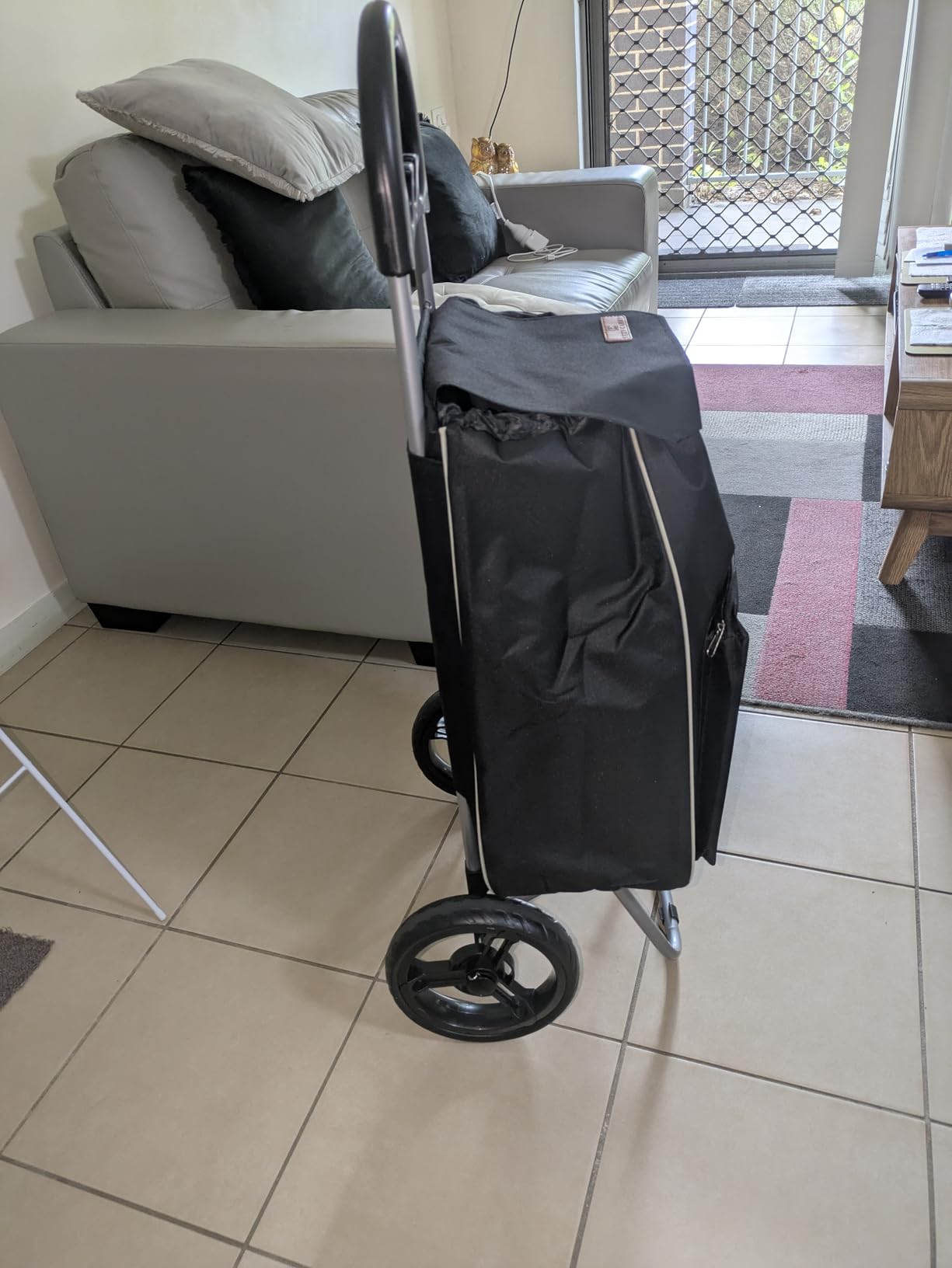 Foldable Shopping Trolley,Aluminium Frame Shopping Cart Luggage with ...