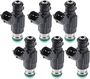 X AUTOHAUX 6 Pcs 16600-AE060 FBJC101 Fuel Injector for Nissan Altima ...