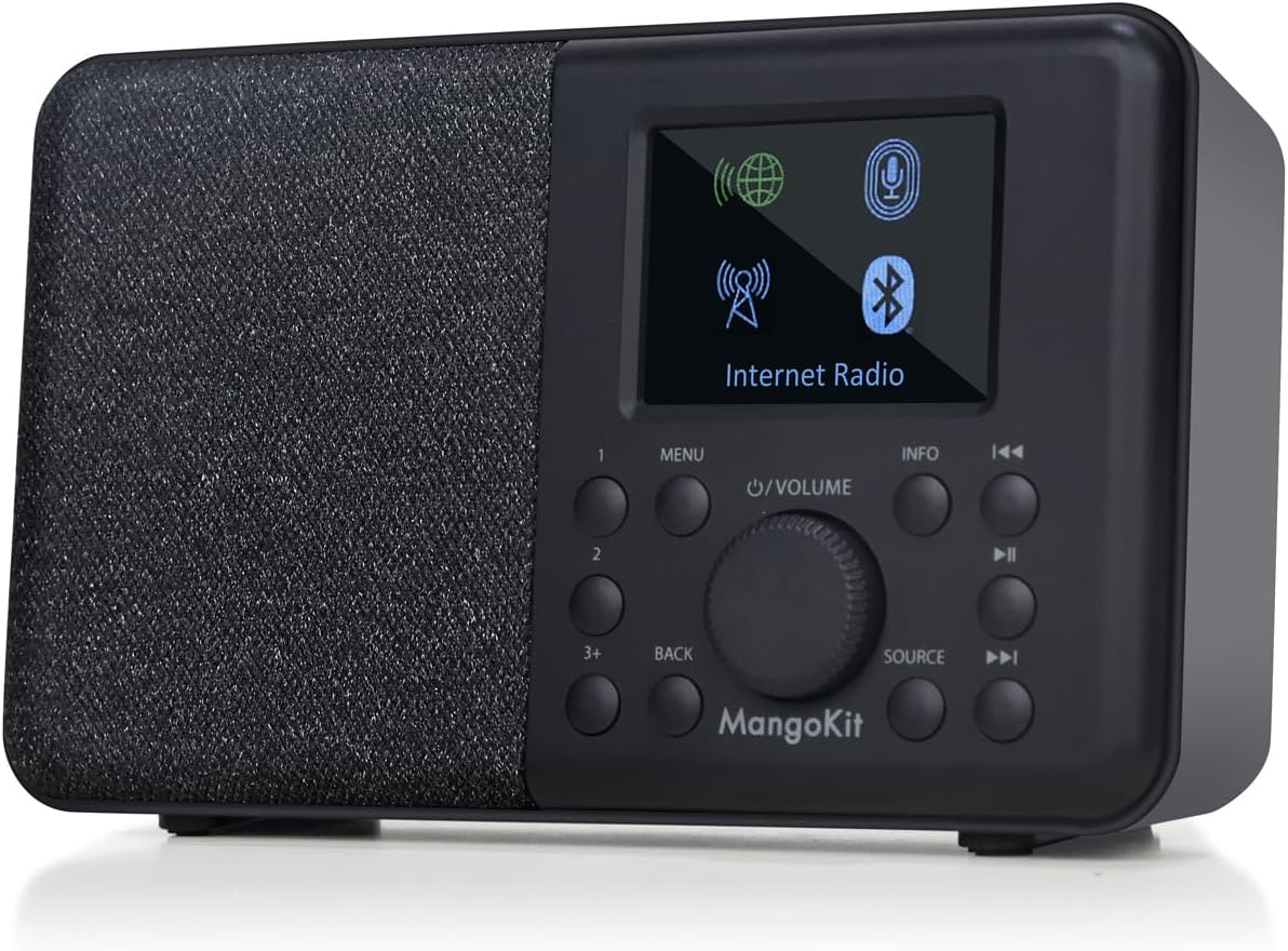 Amazon.com: Ocean Digital WR-210N Portable Internet Radio Wi-Fi 2.4 ...