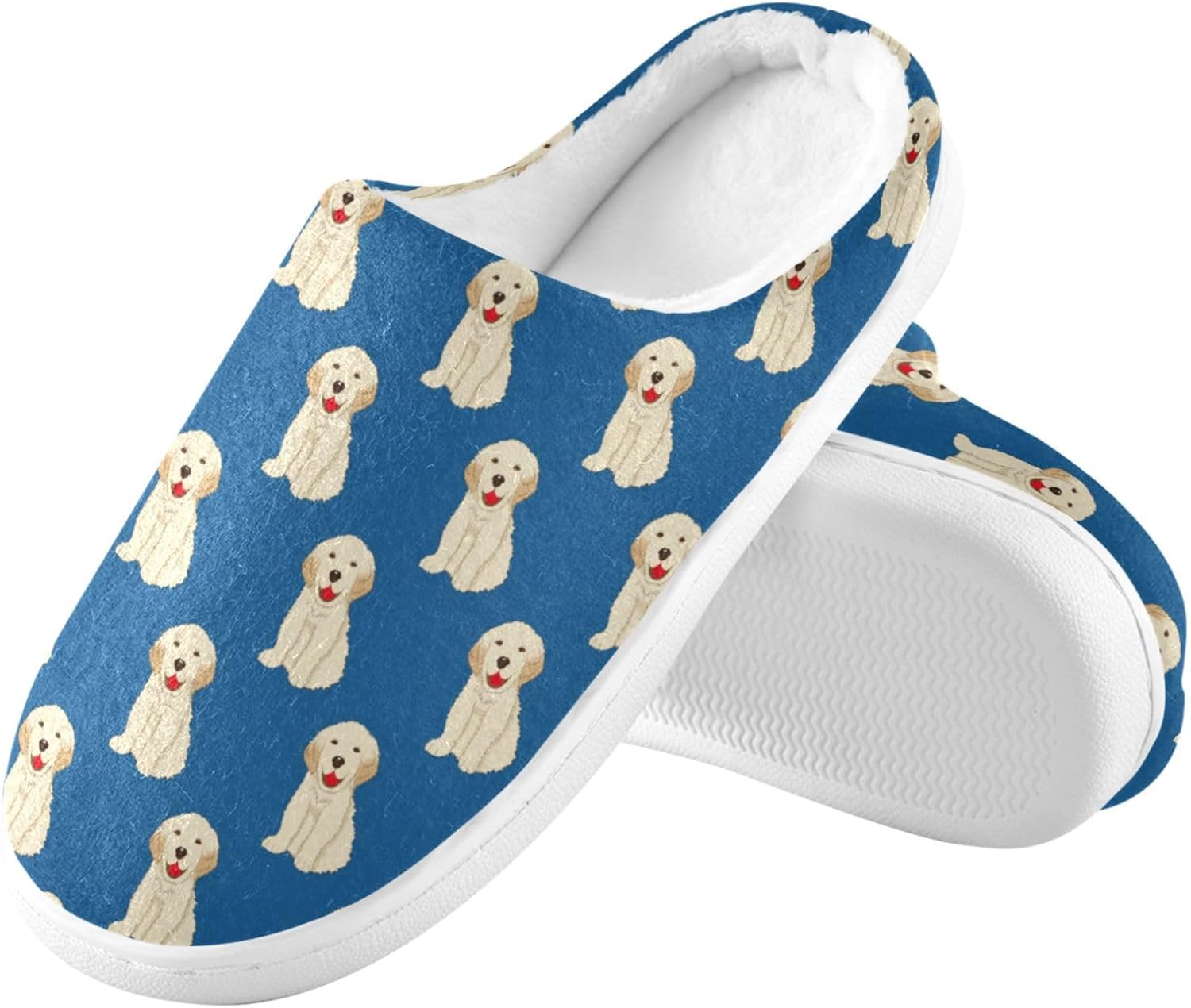 Amazon.com | ZOEO House Slippers for Women Girls,Labrador Golden ...