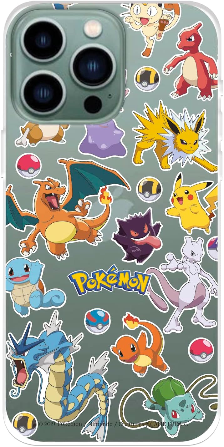 Official Pokémon Sticker Pokémon and Poké Ball iPhone 14 Pro MAX Case ...