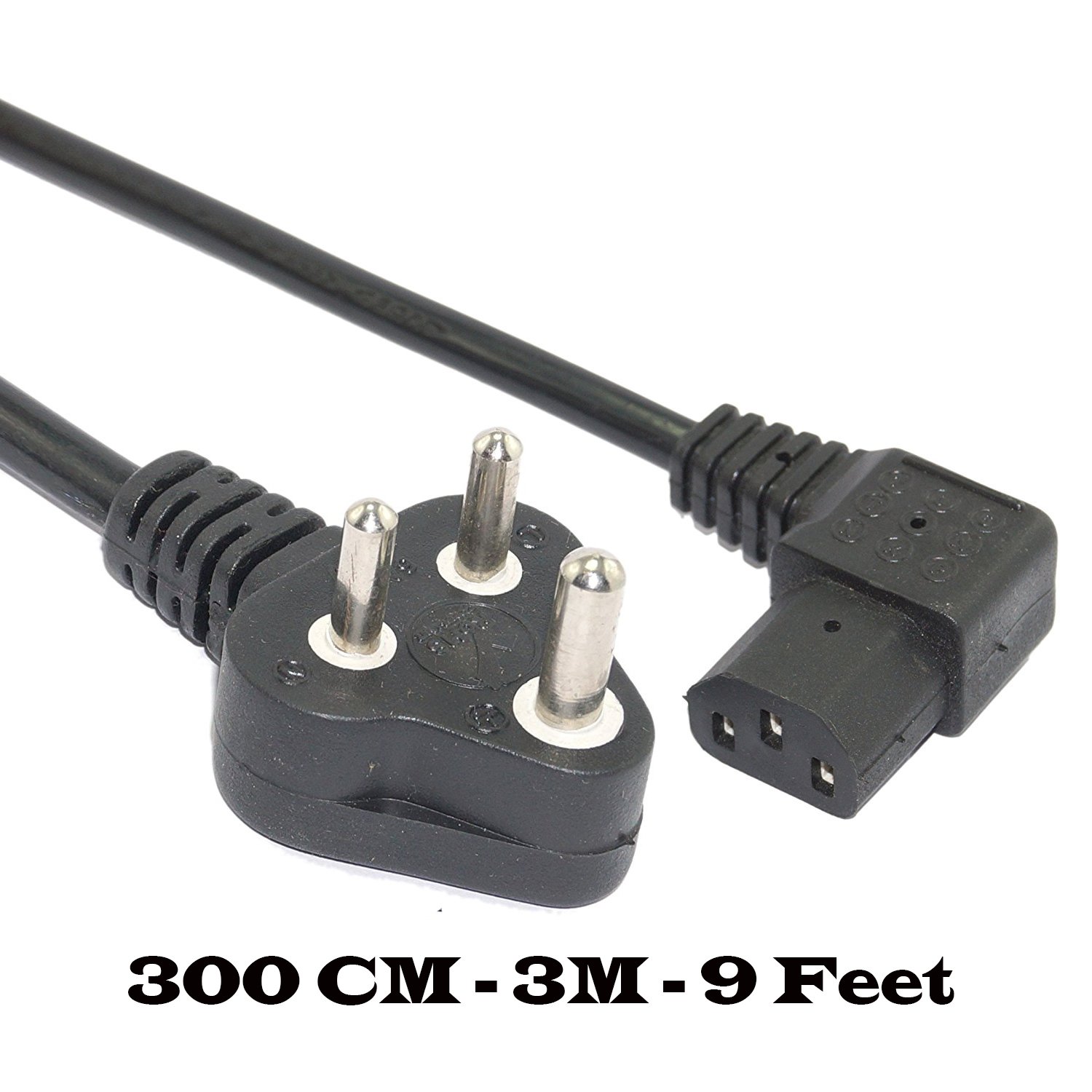 IEC Power Cable for Computer L Shape Power Cable 5 Meter : Amazon.in ...