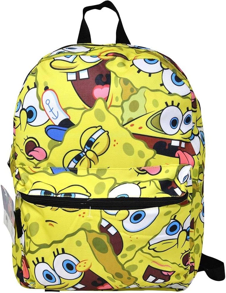 Amazon.com | Fast Forward SpongeBob Square Pants All Over Print 16 ...
