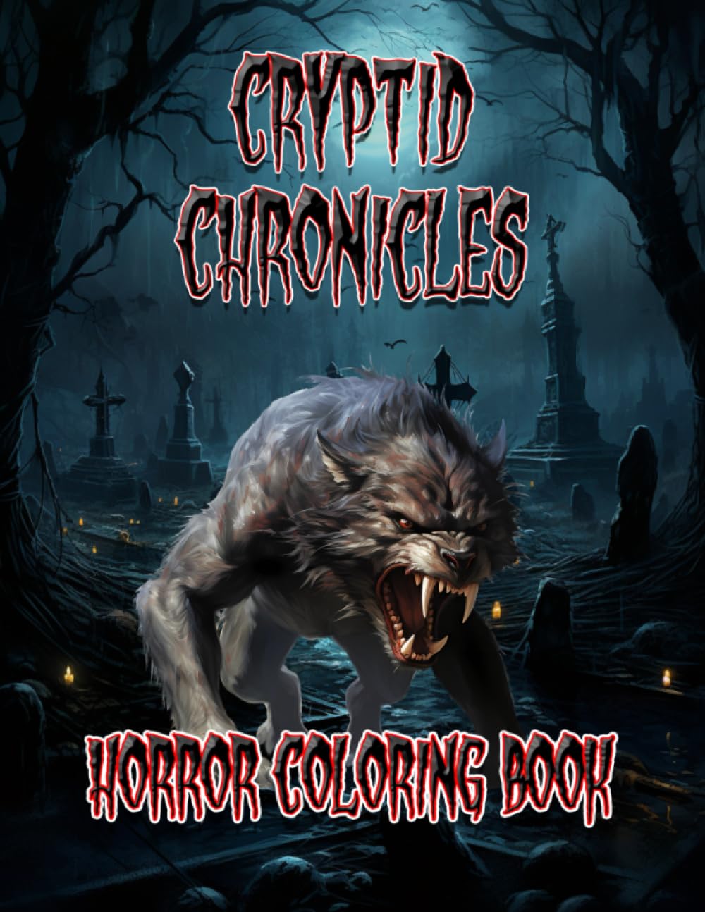 Amazon.com: Cryptid Chronicles & Other Horrors: A Horror Coloring Book: 9798851499296 ...