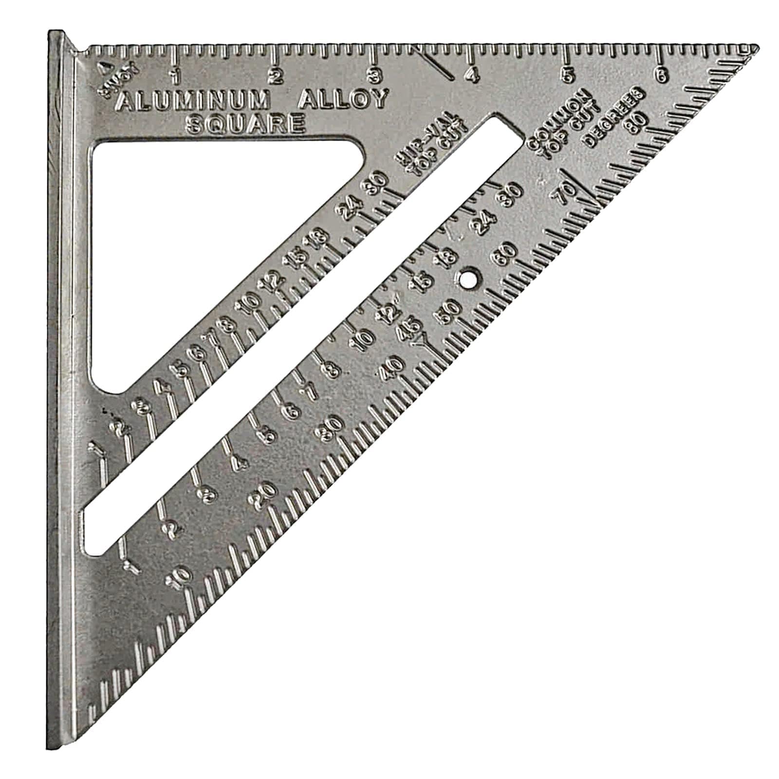 Aluminum Speed Square Layout Tool 7 Multipurpose Triangular Rafter ...