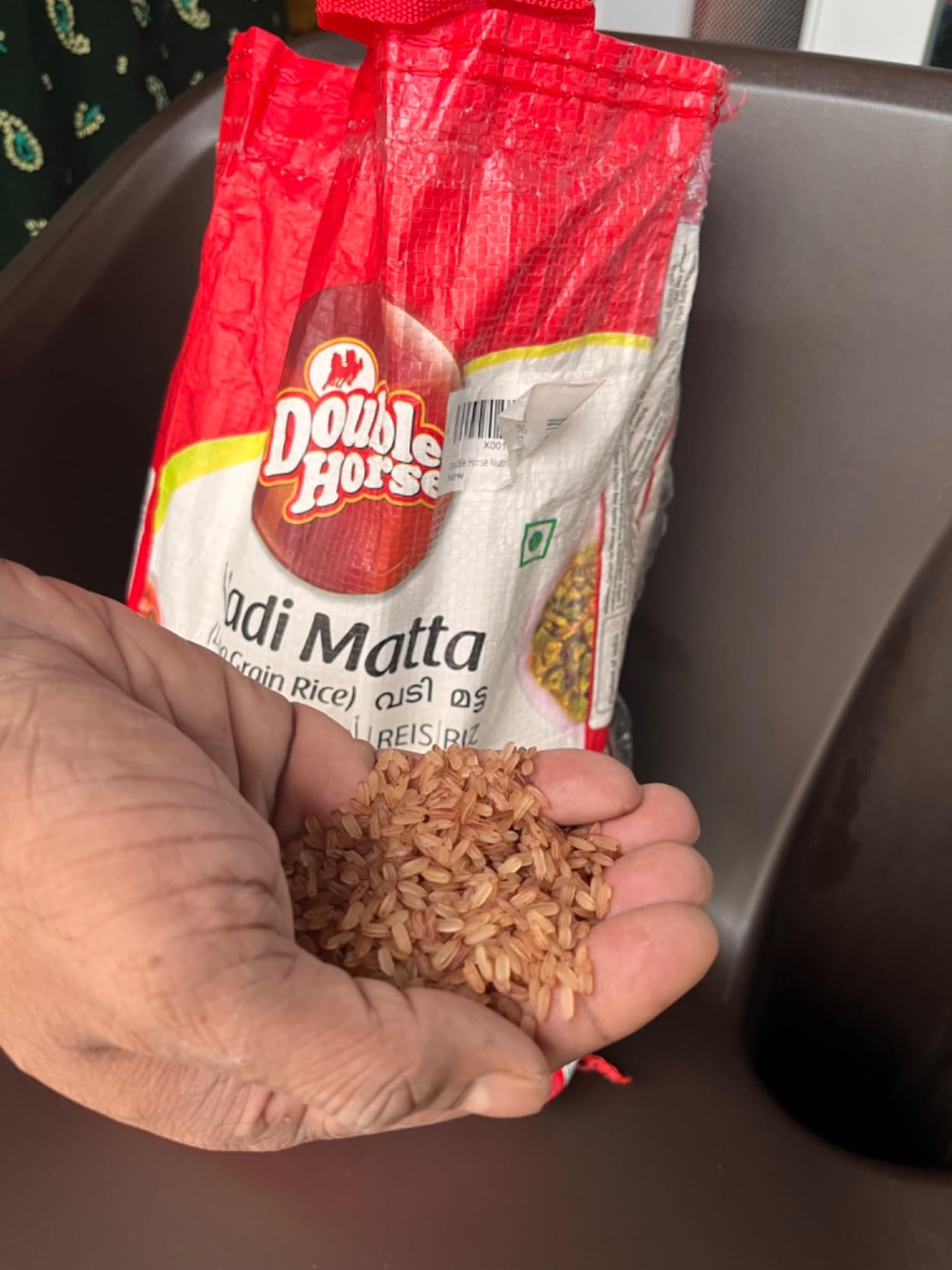 Double Horse Matta Red Rice 2Kg | Parboiled Rice Kerala Vadi Matta Rice ...
