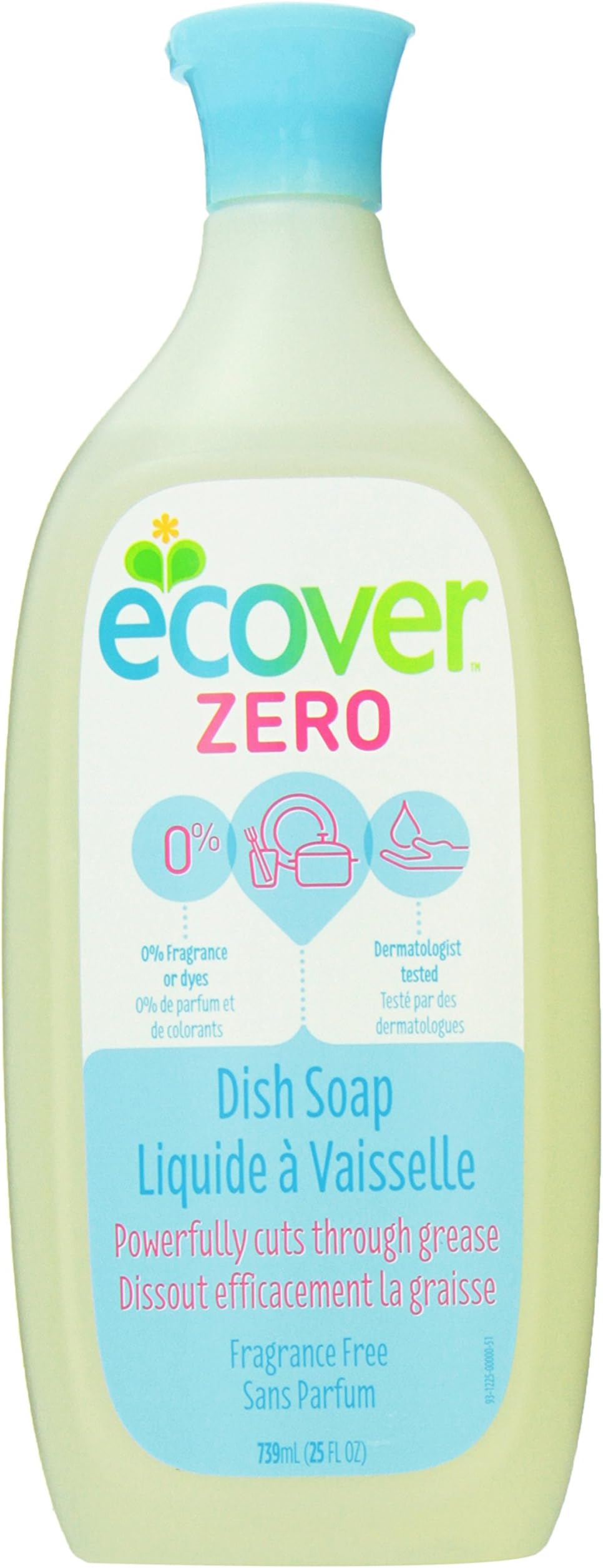 Amazon.com: Ecover Dish Soap Liquid Zero, Fragrance Free, 25 Fluid ...