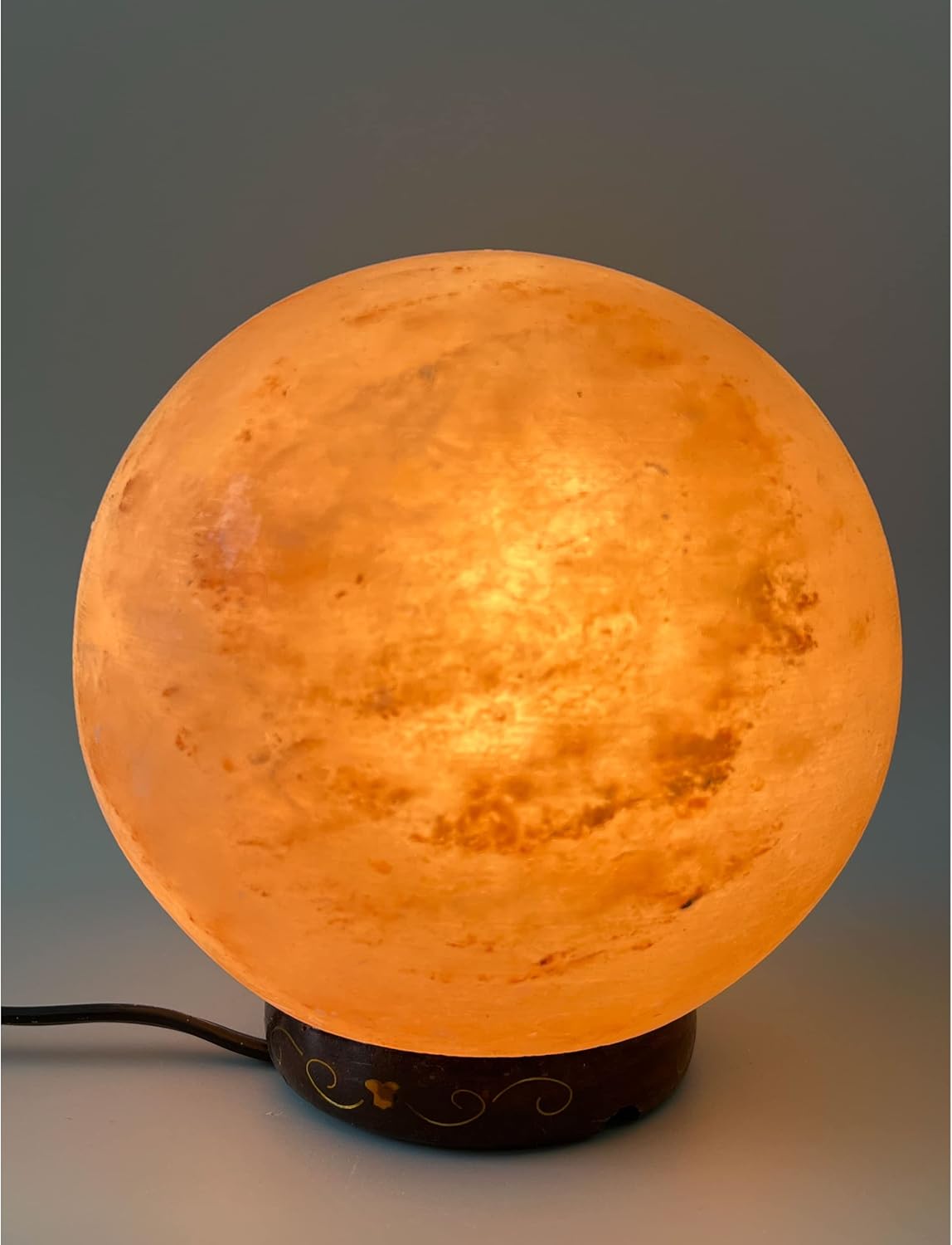 Amazon.com: NatureBoost Himalayan Pink Salt Globe Shape Lamp with ...