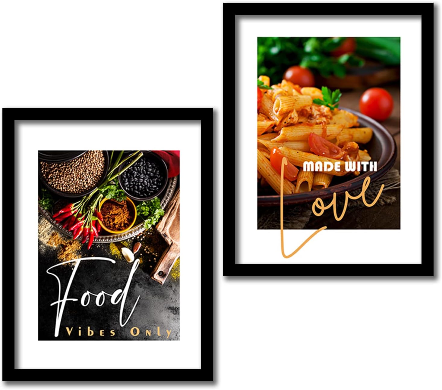 kotart - Cooking Quotes Kitchen Wall Posters with Frame (11x14 inch ...