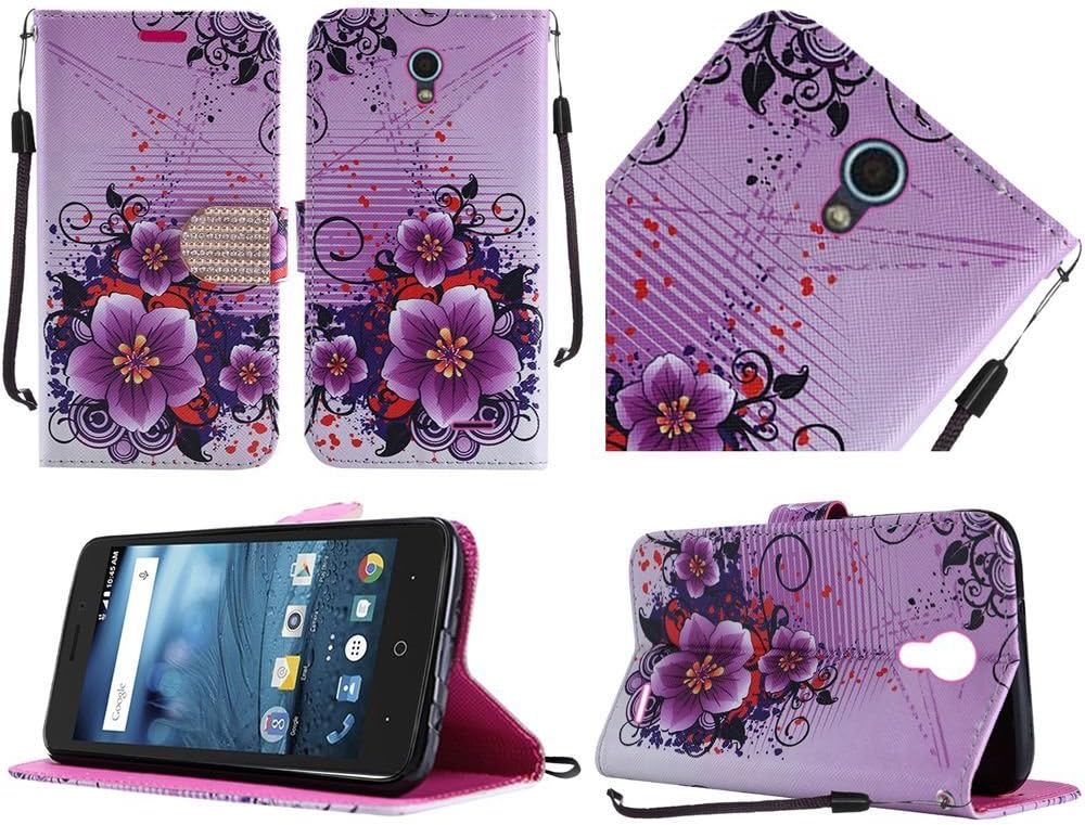 Amazon.com: Fantasy Designer Wallet PU Leather Flip Premium Case Card ...