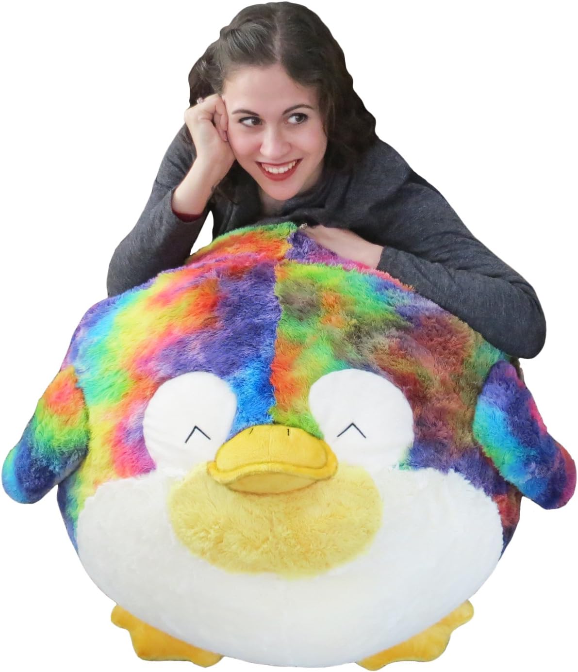 Amazon.com: Squishable / Massive Prism Penguin Bean Bag - 24” : Home ...
