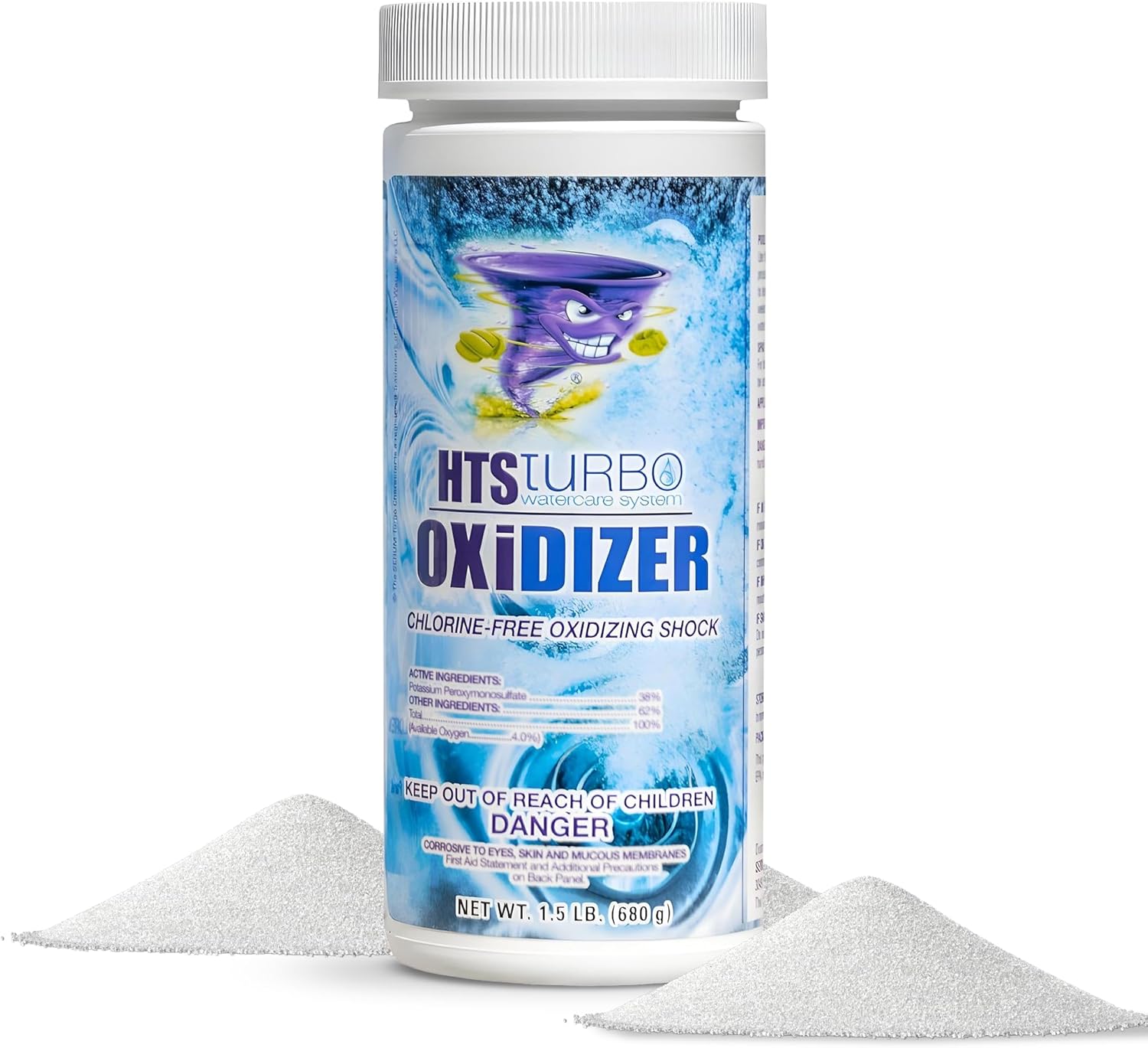 Amazon.com : HTS Turbo Oxidizer Shock for Hot Tub/Spa - 1.5 lbs Made in ...