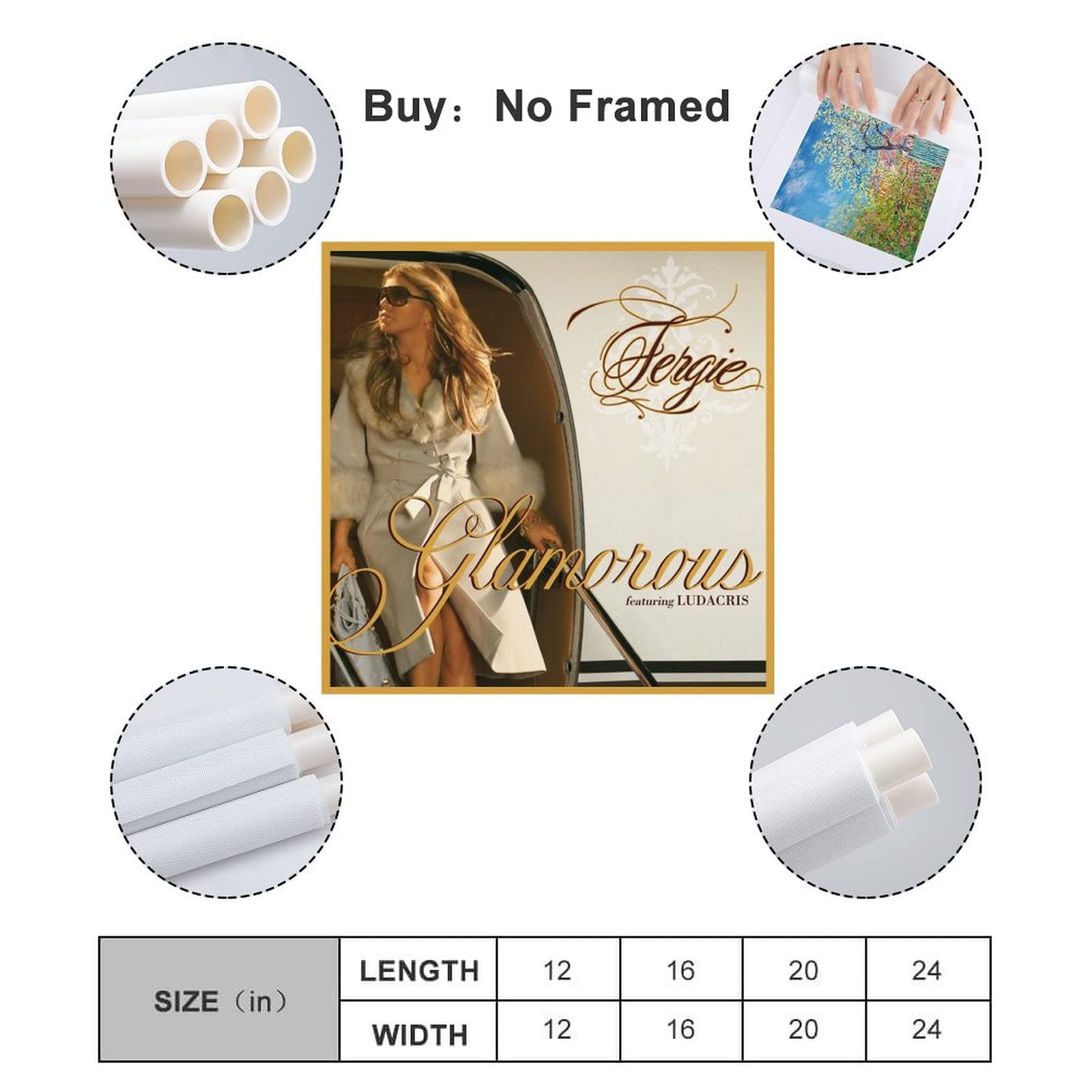 Fergie Glamorous Album Cover