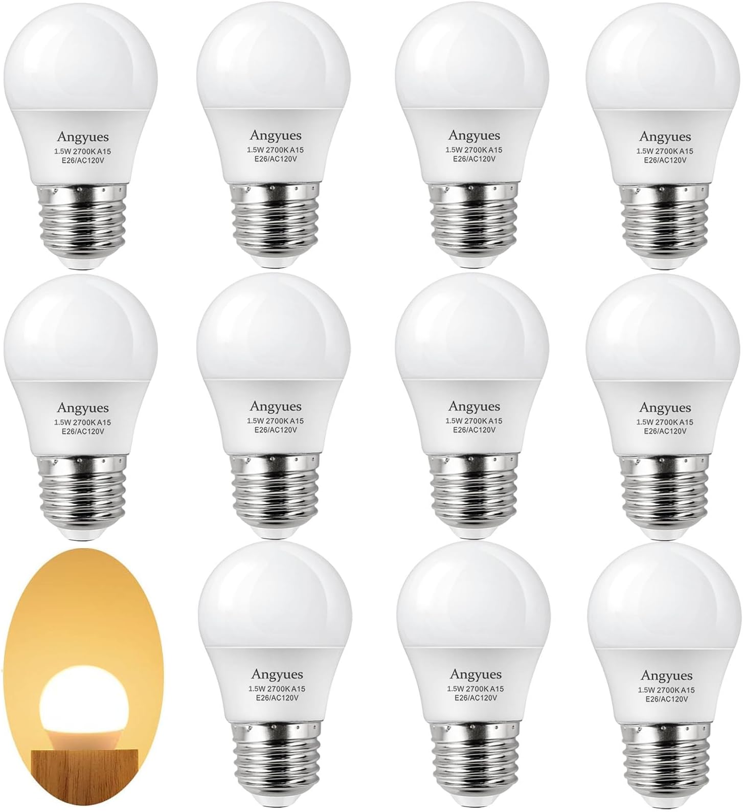 Sylvania Soft White Incandescent A15 Bulb, Medium Base | 15 Watts/120 ...