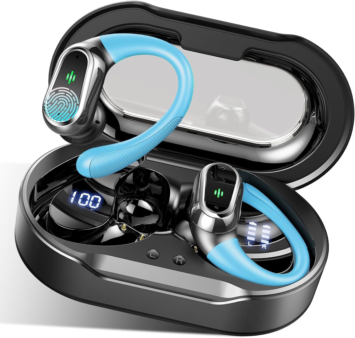 Amazon.com: Wireless Earbuds, 2025 Bluetooth 5.4 Headphones Sport ...