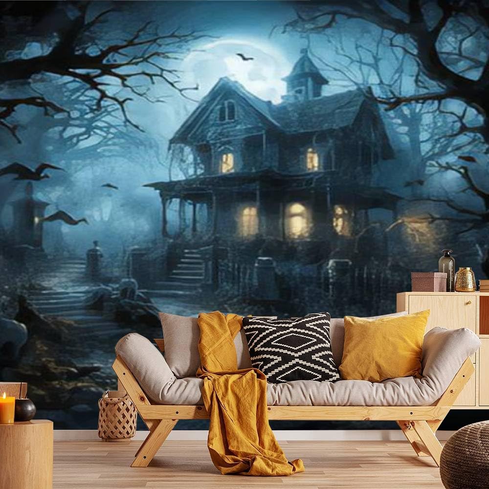 Dark Haunted Living Room