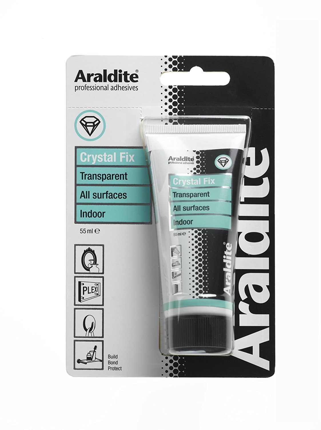 55 ml : Araldite Crystal Fix Grab Adhesive Tube, 55 ml : Amazon.in ...