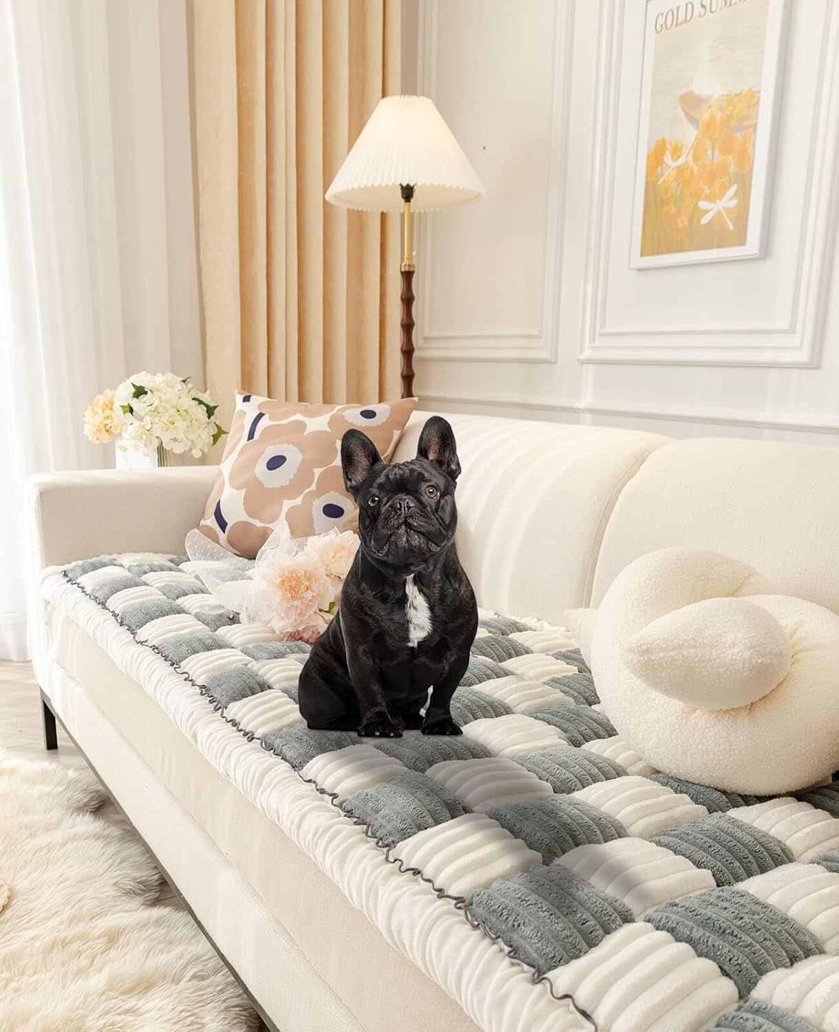 Amazon.com: HTRCIH Pet Couch Covers for Sofa, Couch Protector for Dogs ...