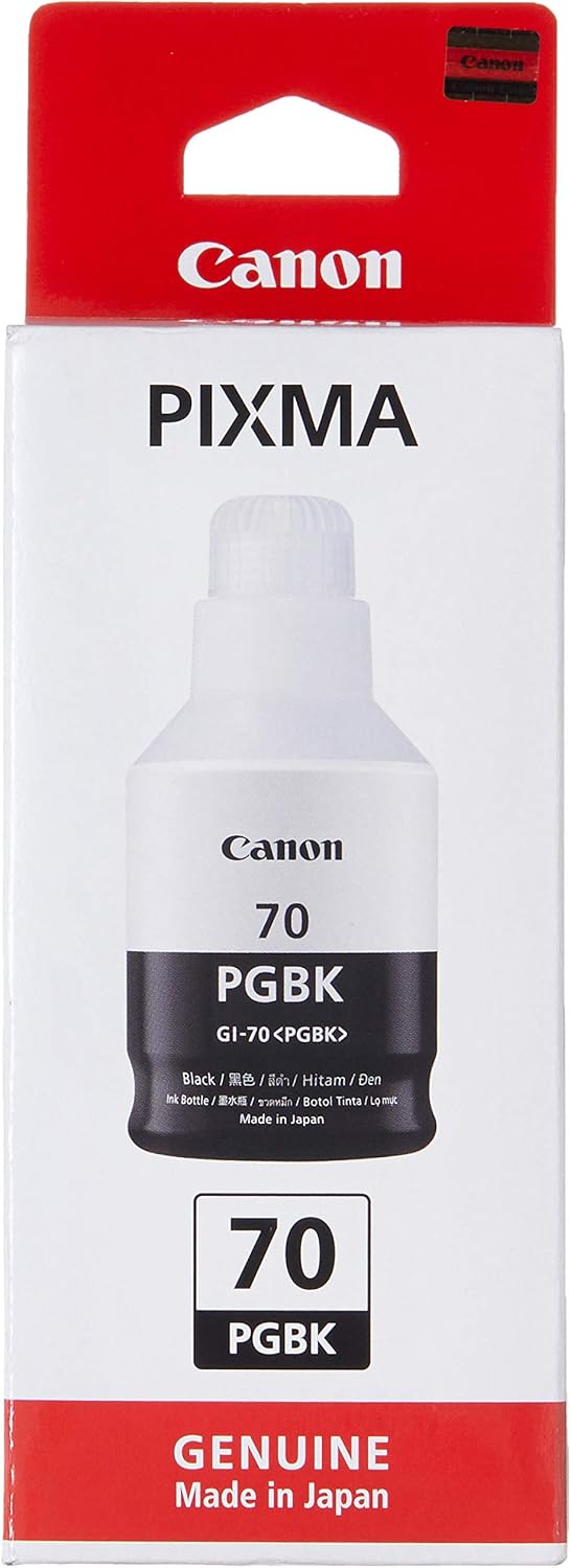 Canon GI-70 PGBK Original Black Standard Yield Ink Cartridge | Works ...