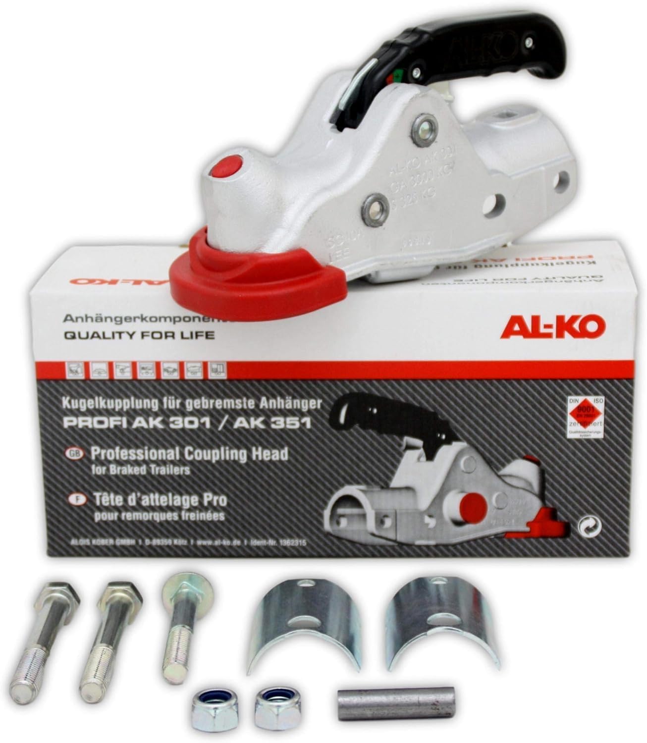 AL-KO - PROFI AK 301 ball trailer coupling, compatible with car, up to ...