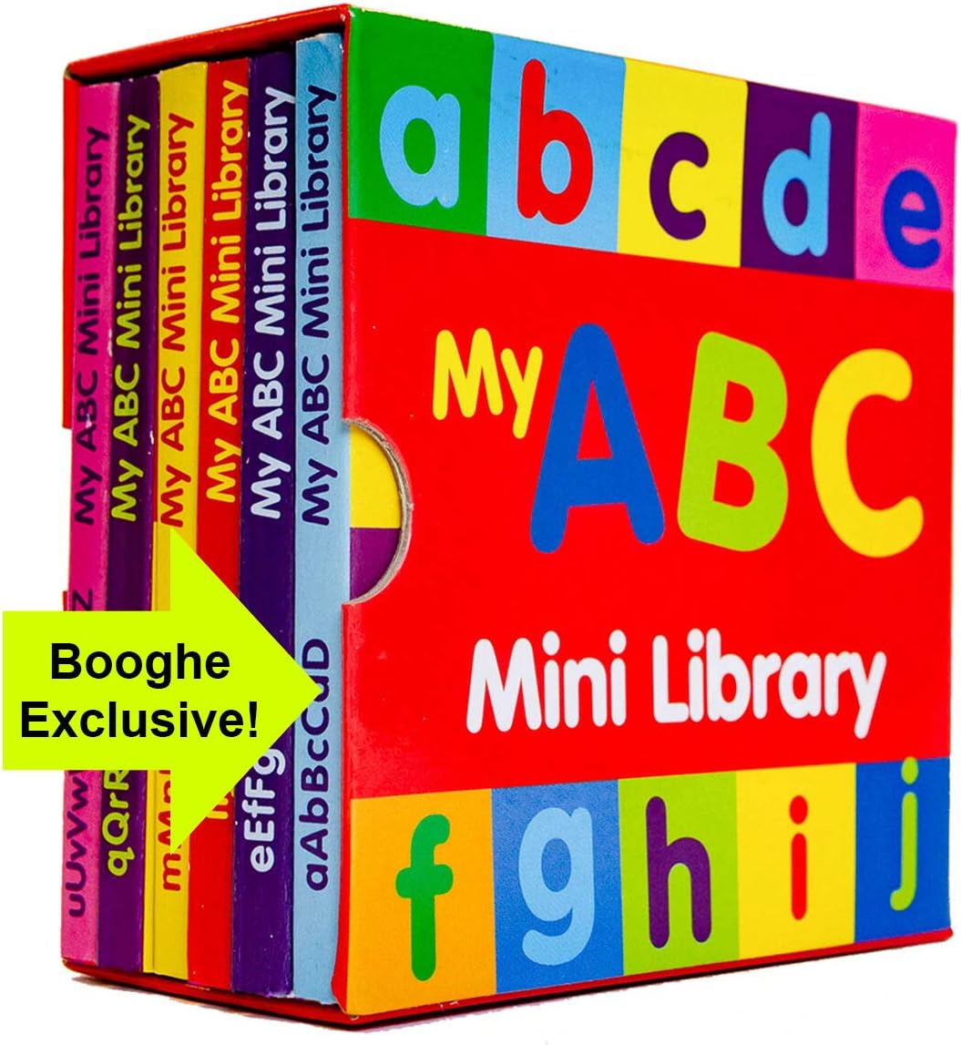 Preschool My ABC Mini Library Set Of 6 Learn The Alphabet Books TopToy