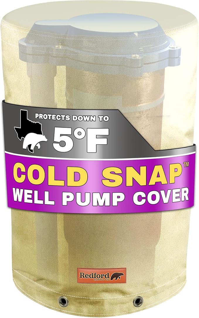 Redford Supply Co. Cold Snap (5°F) Round Water Well Pump Cover ...