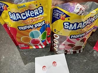 LuvIt. Smackers Chocolate Flavoured Lollipops (Chocolate Butterscotch ...