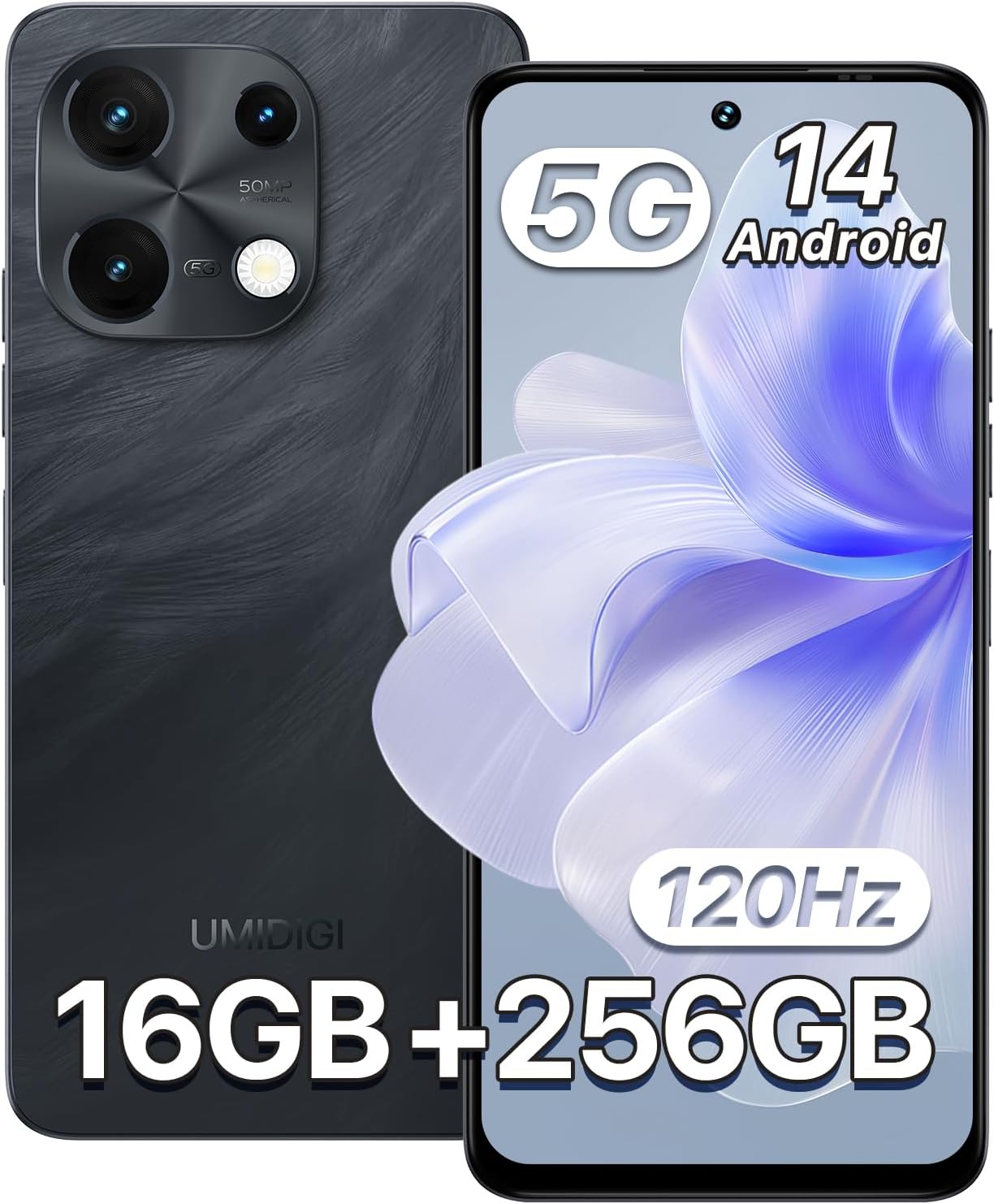 Amazon.com: UMIDIGI Note 100 5G Android 14 Cell Phone, 5G Dual SIM ...