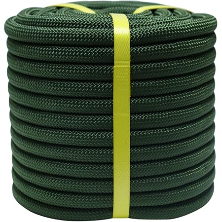 Amazon.com: Double Braid Polyester Arborist Bull Rope | Made in USA ...