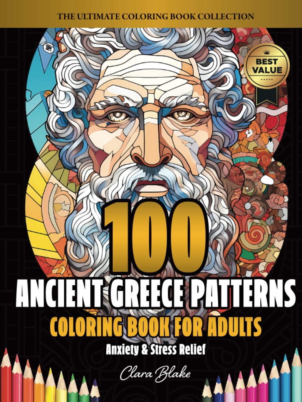 Amazon.com: 100 Ancient Greece Patterns: Anxiety & Stress Relief ...