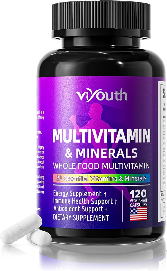 Amazon.com: VIYOUTH Multivitamin for Women and Man, Serving 13 Essential Vitamins, 9 Minerals ...