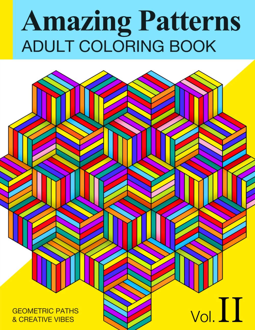 Amazon.com: Amazing Patterns Adult Coloring Book - Vol. II: Stress Relieving Designs, Mindful ...