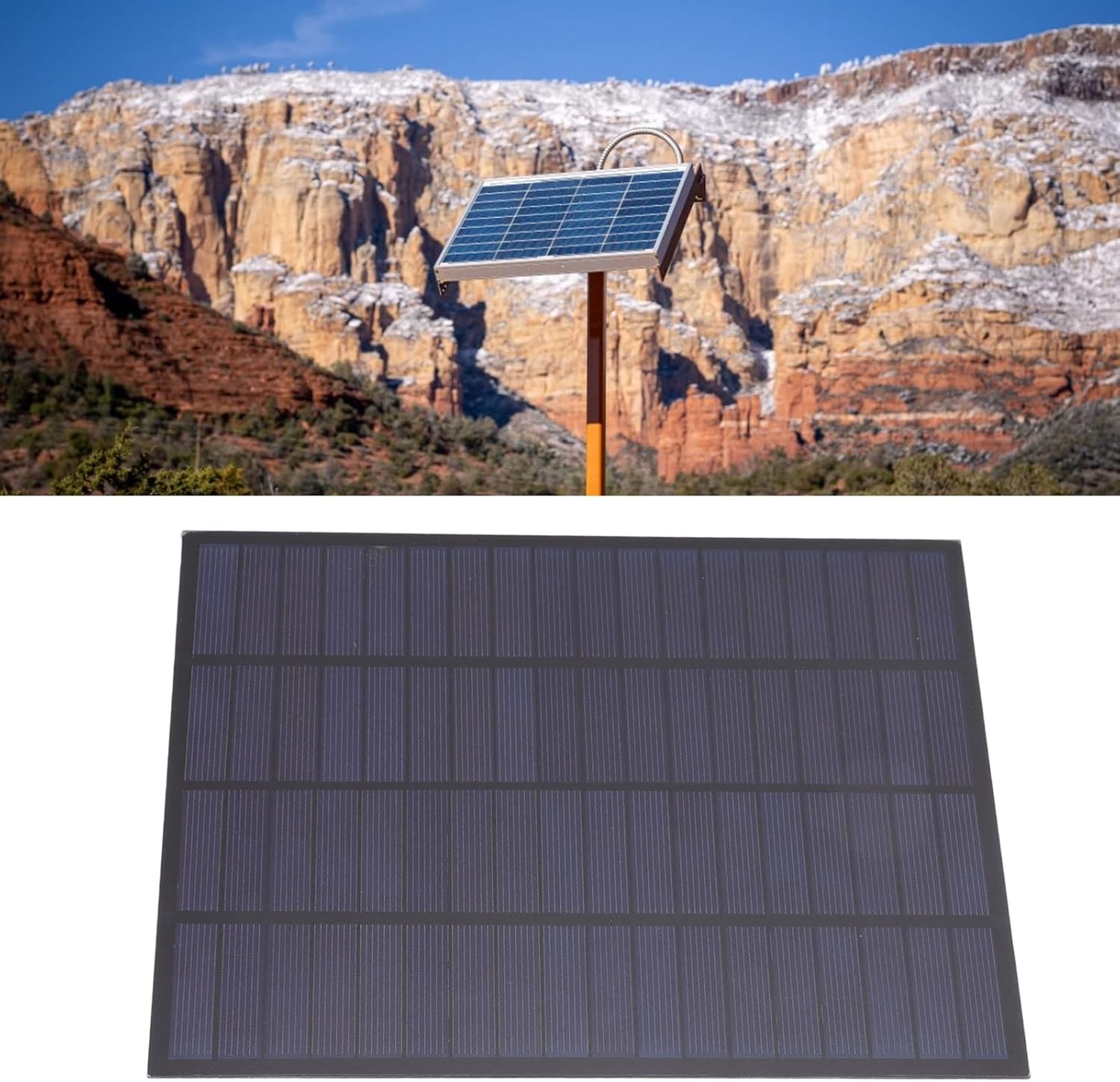 Amazon.com : Portable Solar Panel, 18V 5W Polycrystalline Mini Solar ...