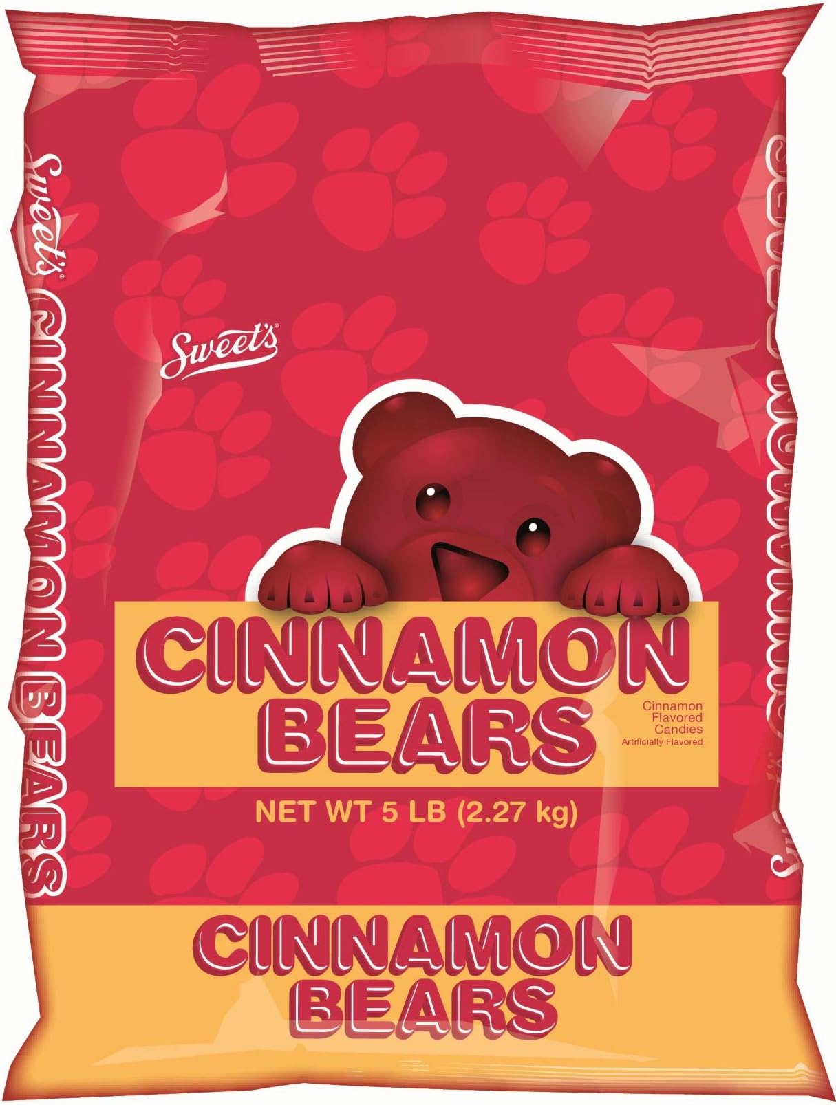 Amazon.com : Cinnamon Bears Candy, Gummy Bear Bag, 5 Pounds : Grocery ...