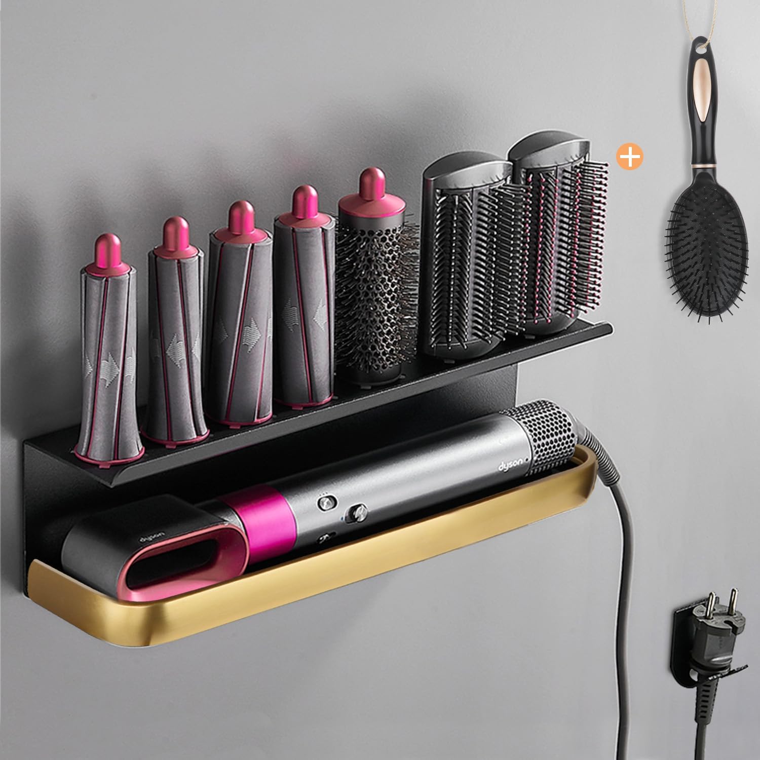 Amazon.com: Yimerlen Wall Mounted Storage Holder Compatible with Dyson ...