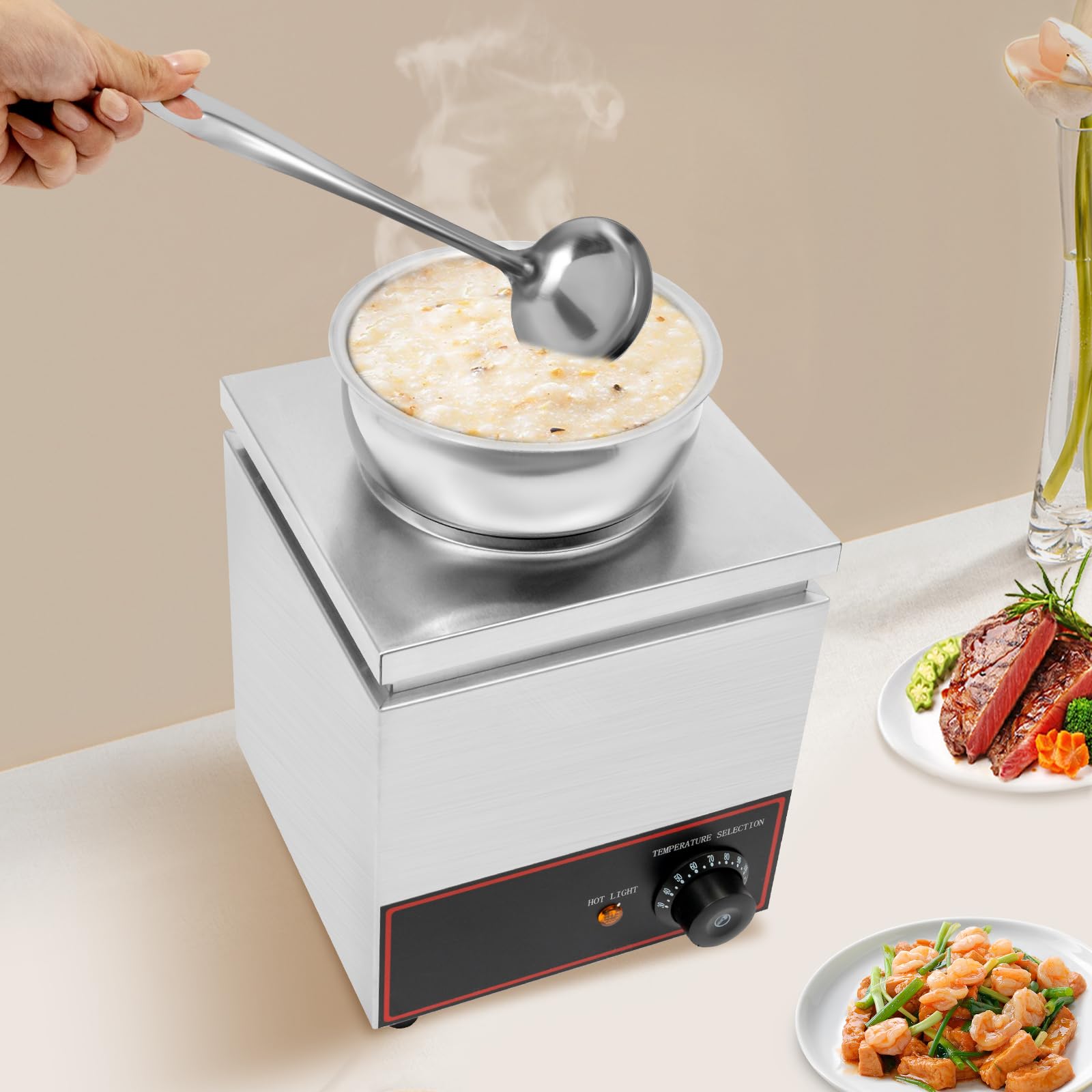 Amazon.com: Cheese Dispenser with Ladle,4.23qt Nacho Cheese Electric ...