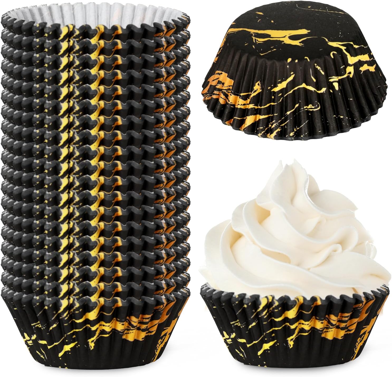 Amazon.com: Norpro Gold Swirl Mini Cups, 100-Pack: Party Cups: Home ...