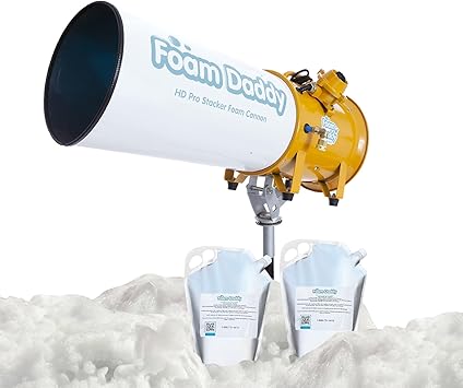 Amazon.com: FoamDaddy HD Pro Stacker Foam Cannon – Brandable High-Output Metal Machine for ...