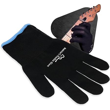Musician's Practice Glove - 2-Pack Guitar Gloves for Women and Men ...