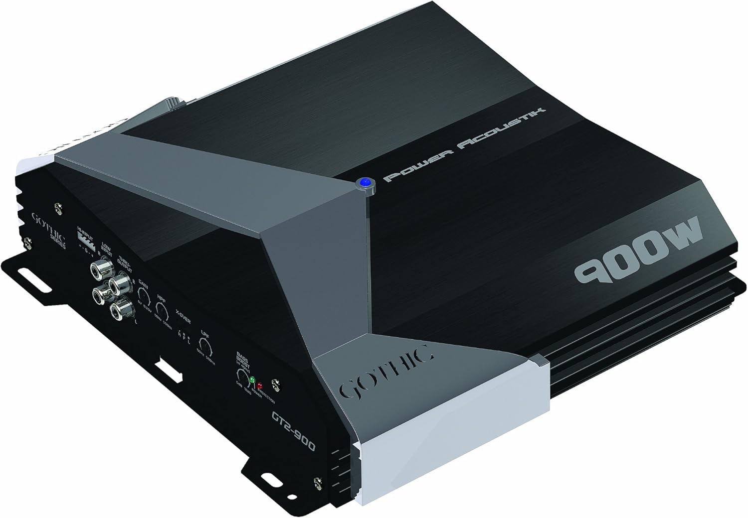POWER ACOUSTIK GT2-900 Gothic Two Channel Amplifier Plays Mono and ...