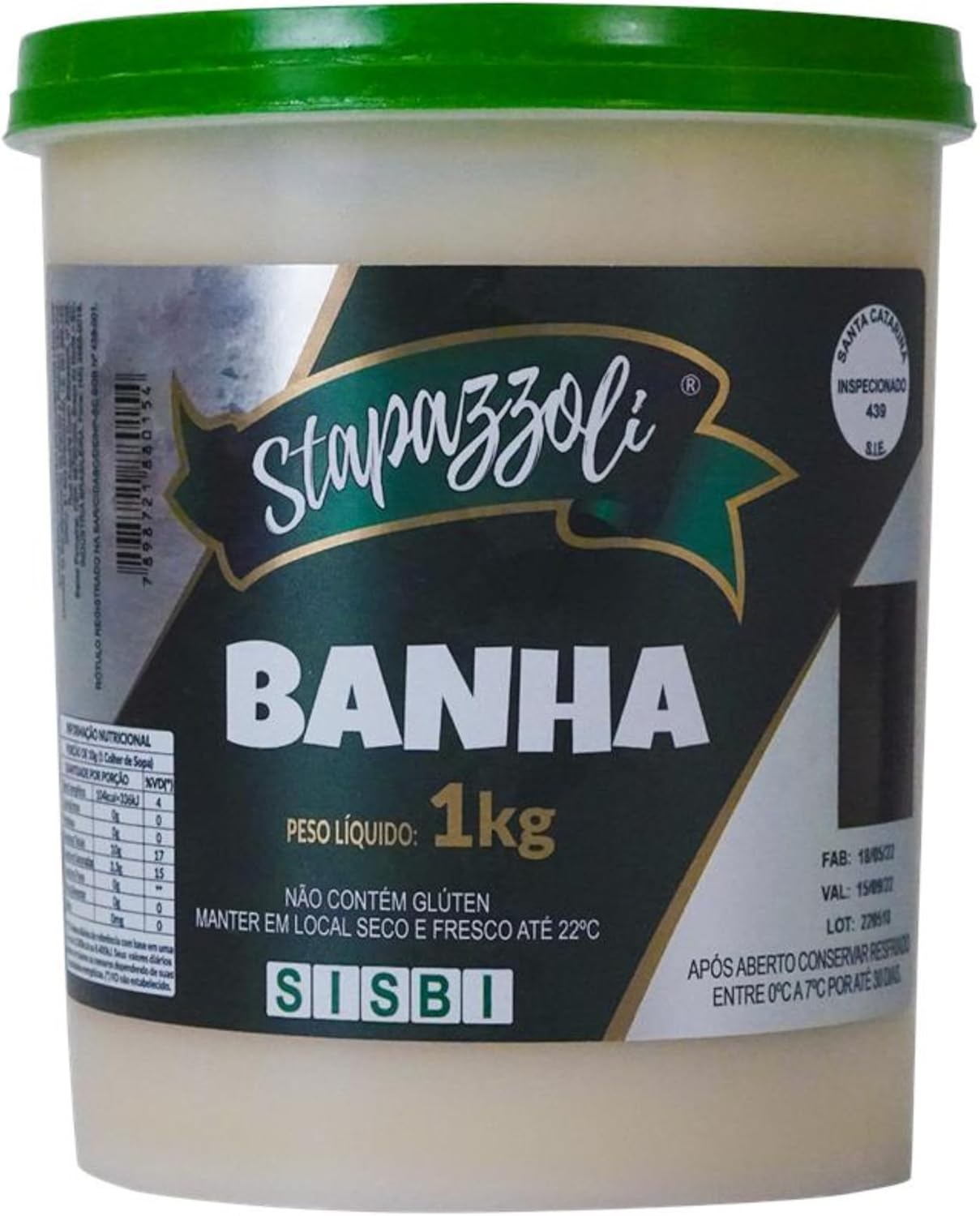 Banha de Porco Gordura Suína Natural 1Kg | Amazon.com.br
