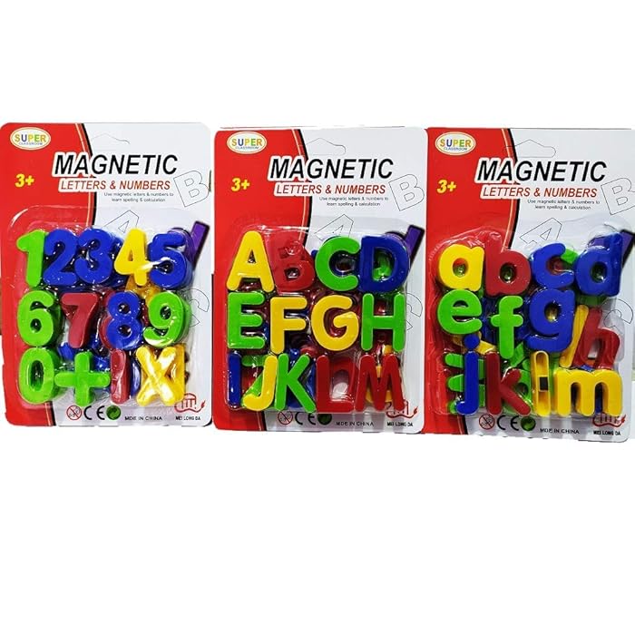 Buy Magnetic Learning Letters Alphabets and Numbers, ABC and Numbers ...