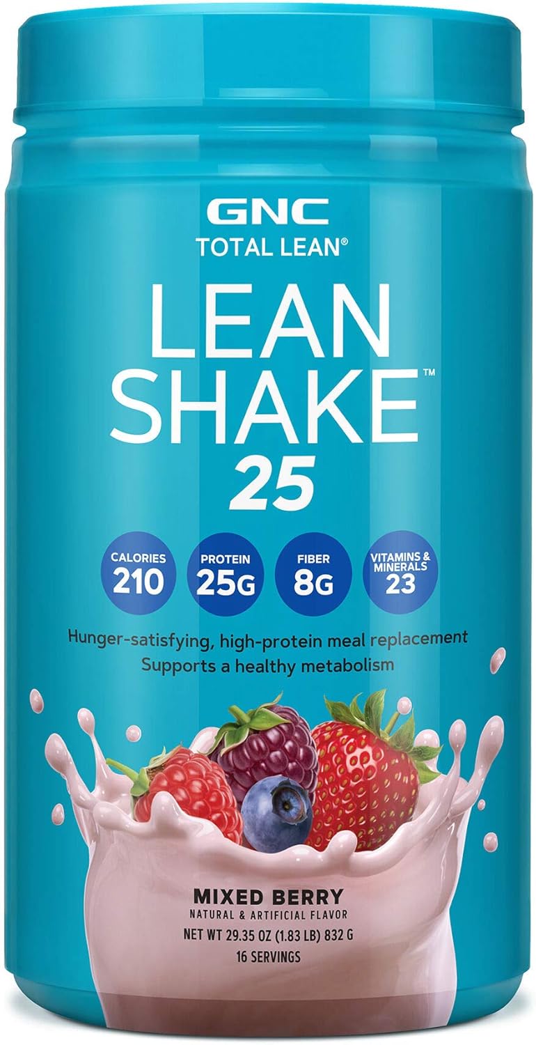 Amazon.com: GNC Total Lean | Lean Shake 25 Protein Powder | High ...